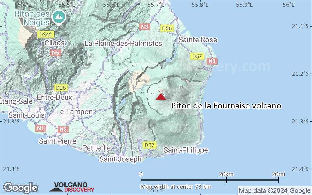 Piton de la Fournaise Volcan, - Infos | VolcanoAdventures