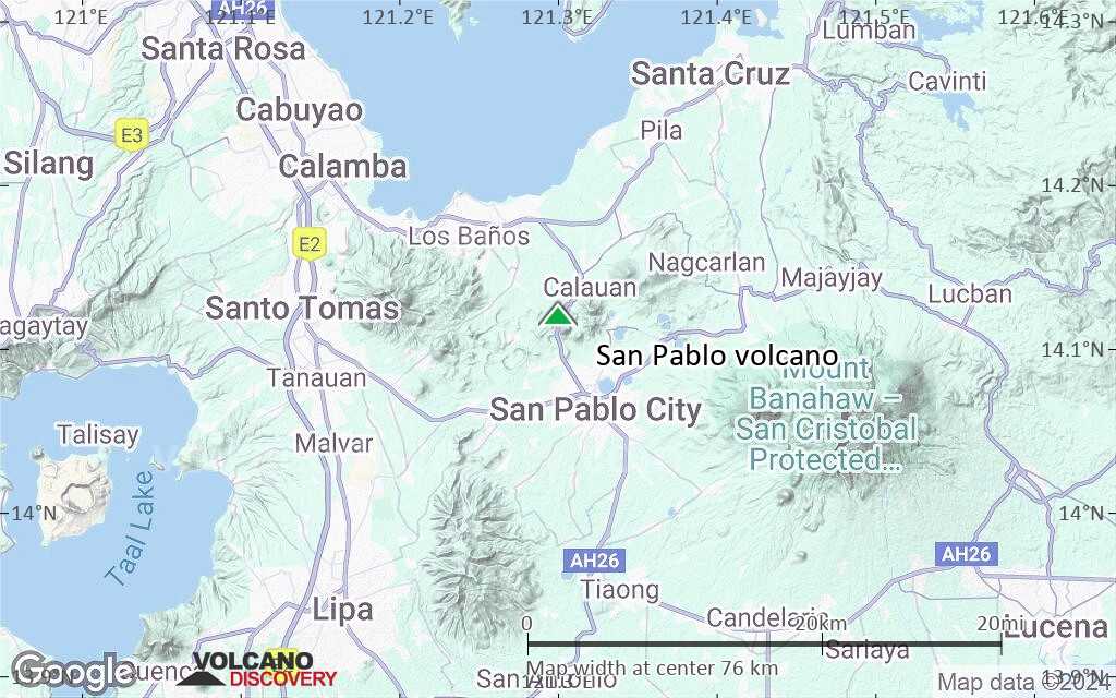 San Pablo Vulkan, Luzon Island (Philippines) - Information ...