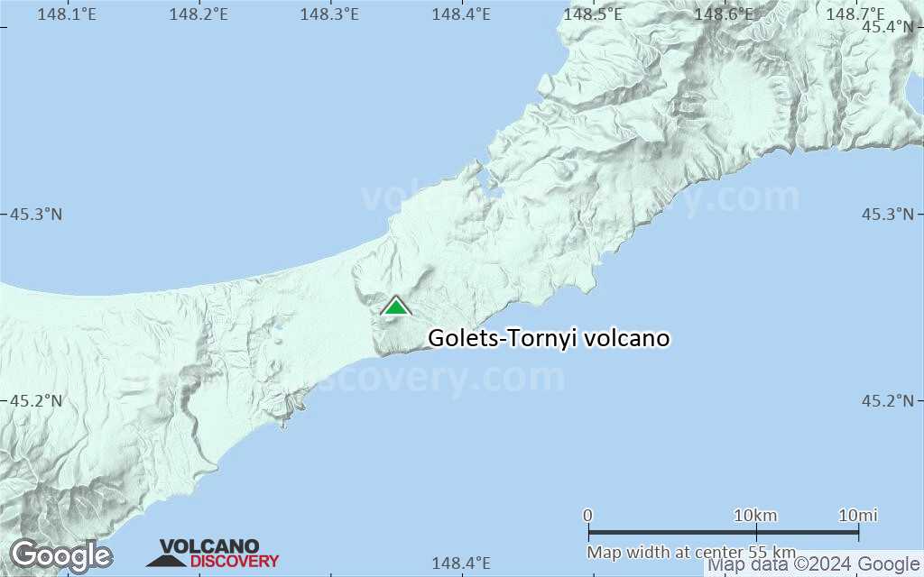 Golets-Tornyi Volcano, Iturup Island (Kuril Islands) - facts & information