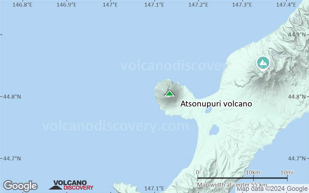 Atsonupuri Volcano, Iturup Island (Kuril Islands) - facts & information