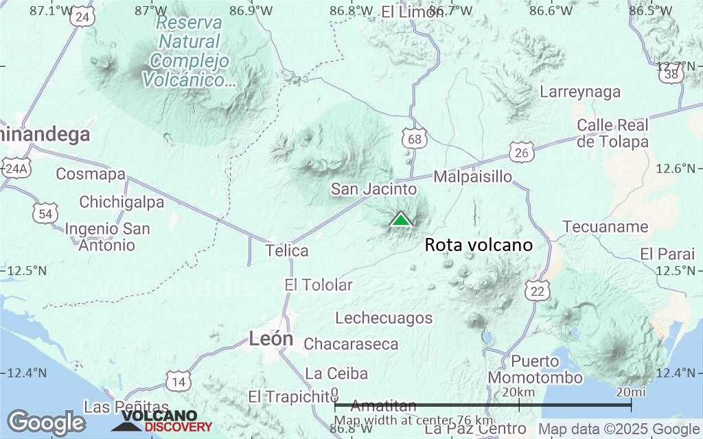 Rota Volcano, Nicaragua - facts & information | VolcanoAdventures