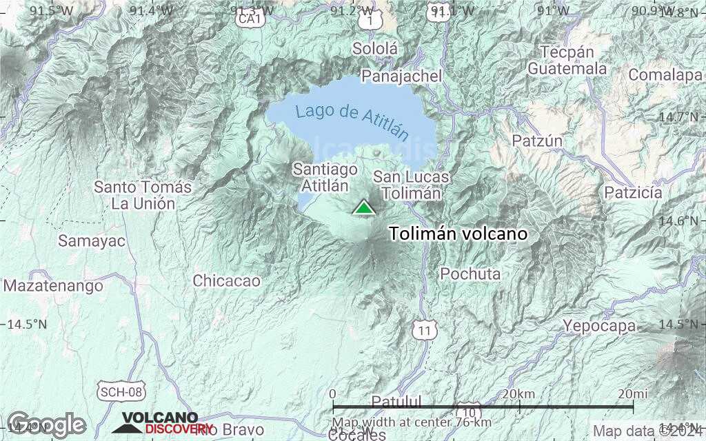 Tolimán Volcano, Guatemala - Facts & Information | VolcanoDiscovery