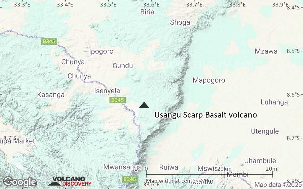 Usangu Scarp Basalt volcano (Tanzania) facts & information ...