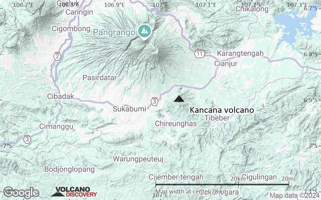Kancana volcano (Indonesia) facts & information | VolcanoAdventures