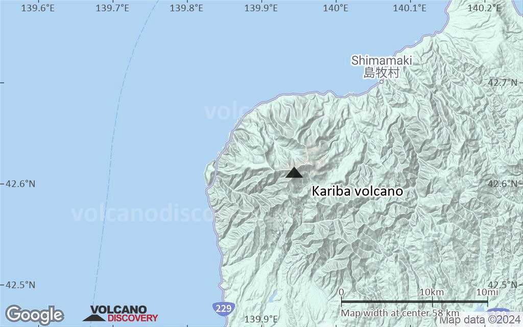 Kariba volcano (Hokkaido, Japan) facts & information | VolcanoAdventures