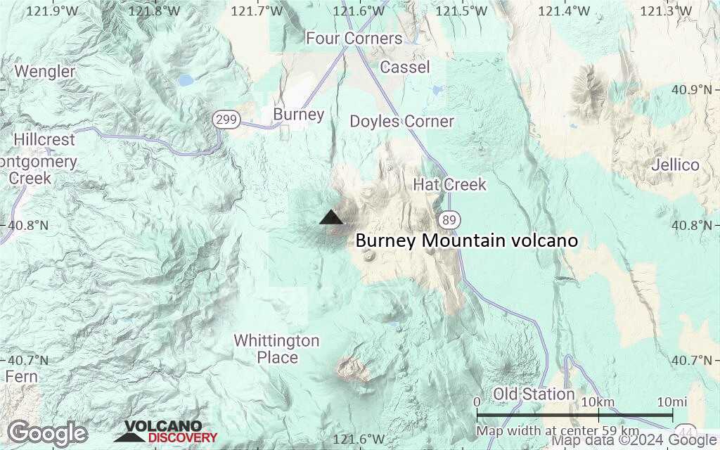 Burney Mountain volcano (California, United States) facts & information