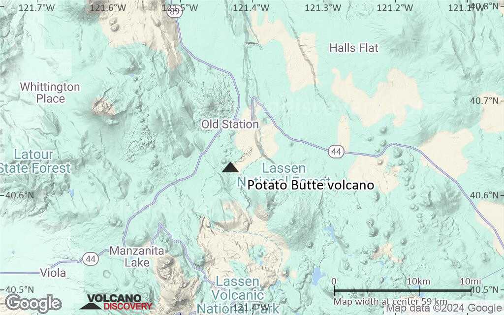 Potato Butte volcano (California, United States) facts & information ...