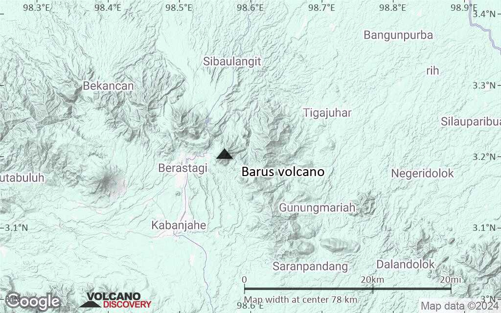 Barus volcano (Sumatra, Indonesia) facts & information | VolcanoDiscovery
