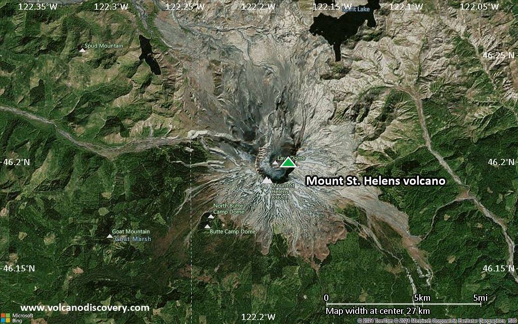 Mount St. Helens Volcan, Washington (Canada and USA (mainland)) - Infos
