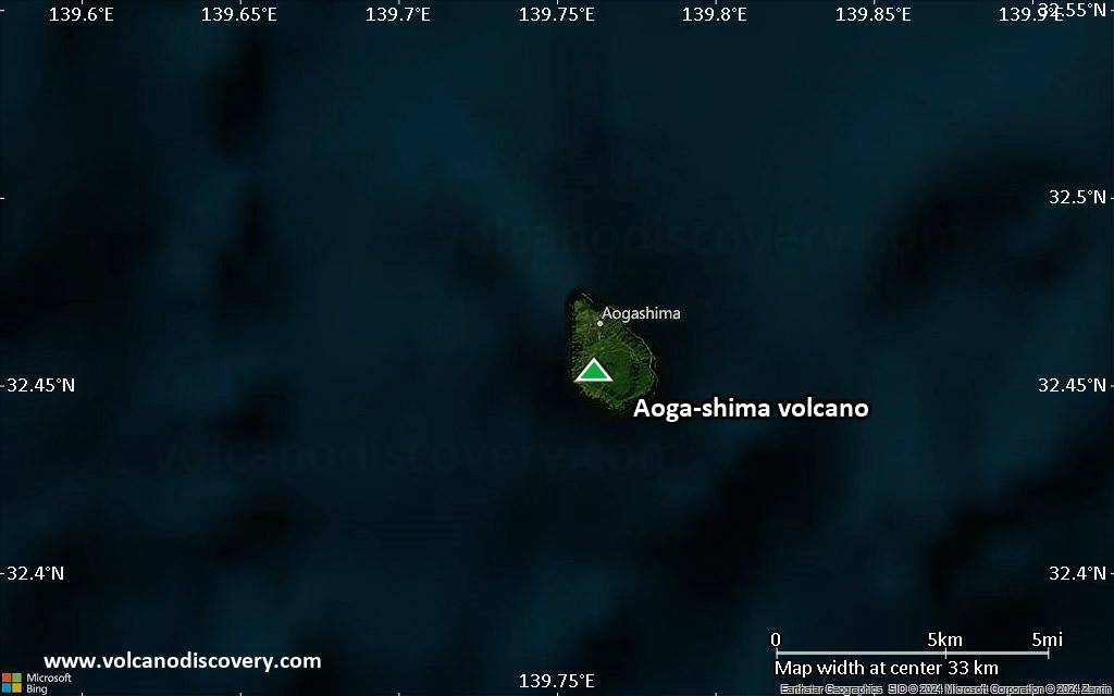 Aoga-shima Volcano Earthquakes: Latest Quakes Past 14 Days ...