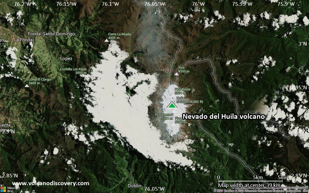 Nevado del Huila Volcan, Colombia - Infos | VolcanoAdventures