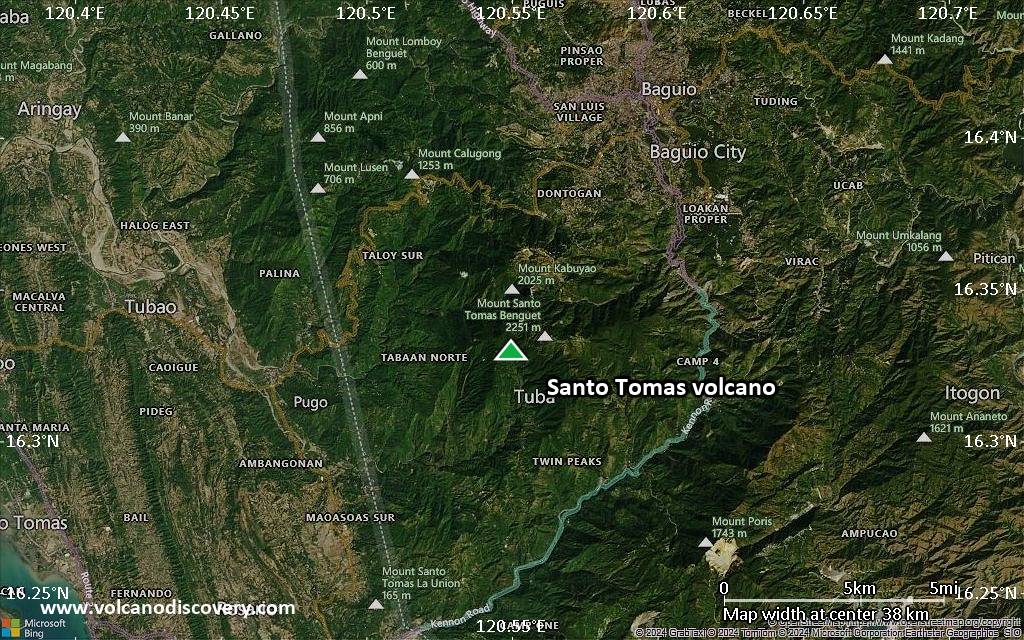 Santo Tomas Vulkan, Luzon Island (Philippines) - Information ...