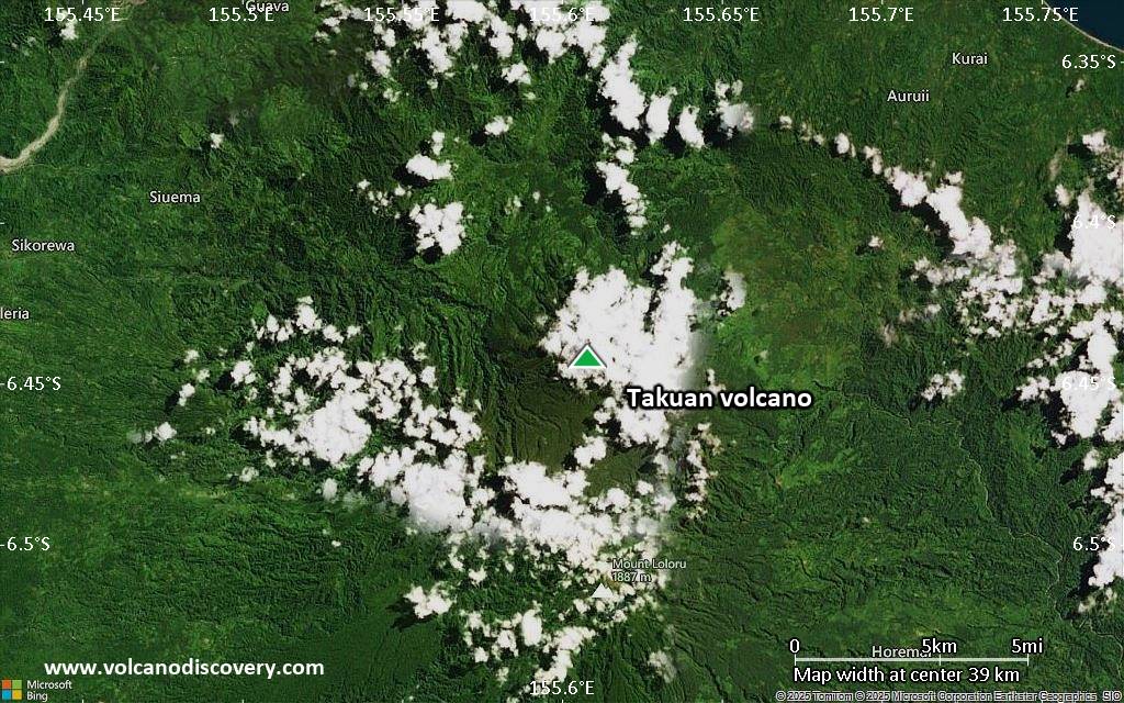 Takuan Volcano, North Solomons Province (Papua New Guinea) - facts ...