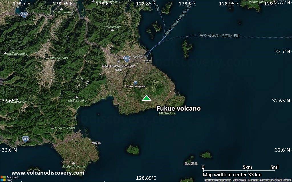 Fukue Volcano, Kyushu (Japan) - facts & information | VolcanoAdventures
