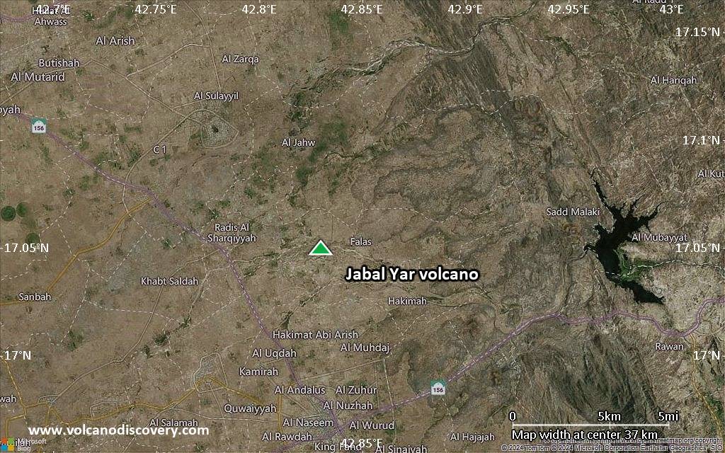 Jabal Yar Volcano, western Saudi Arabia - facts & information ...