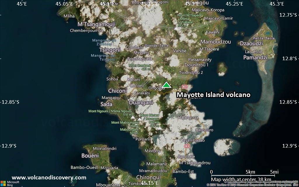 Mayotte Island Volcan, France, Western Indian Ocean - Infos ...