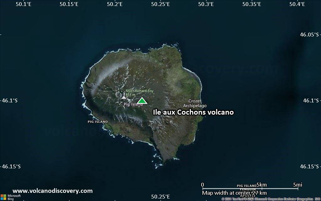 Ile aux Cochons Vulkan, France, Southern Indian Ocean - Information ...