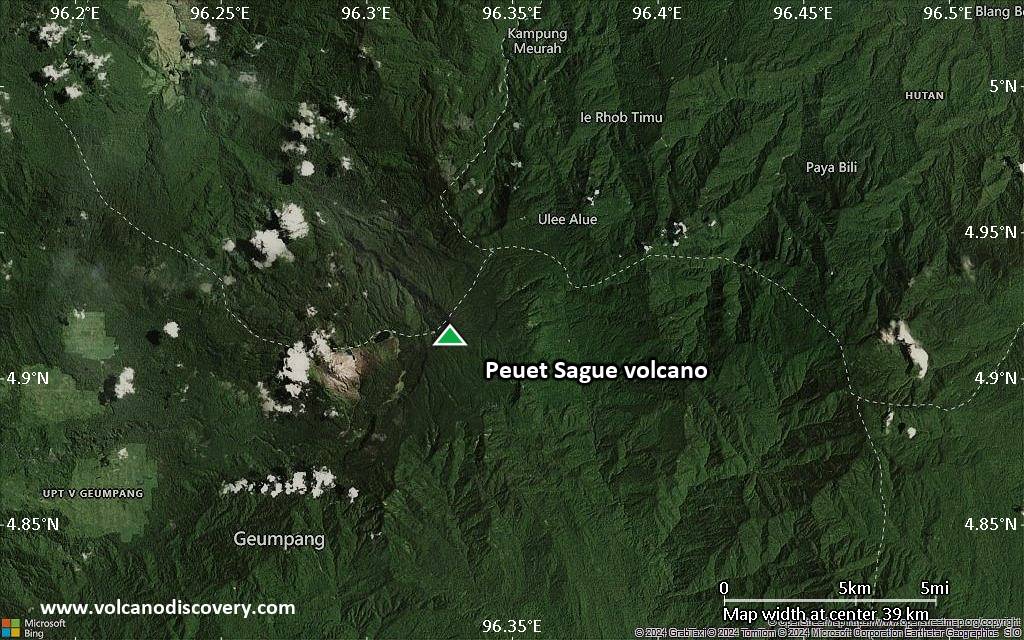 Peuet Sague Volcan, Sumatra (Indonésie) - Infos | VolcanoDiscovery