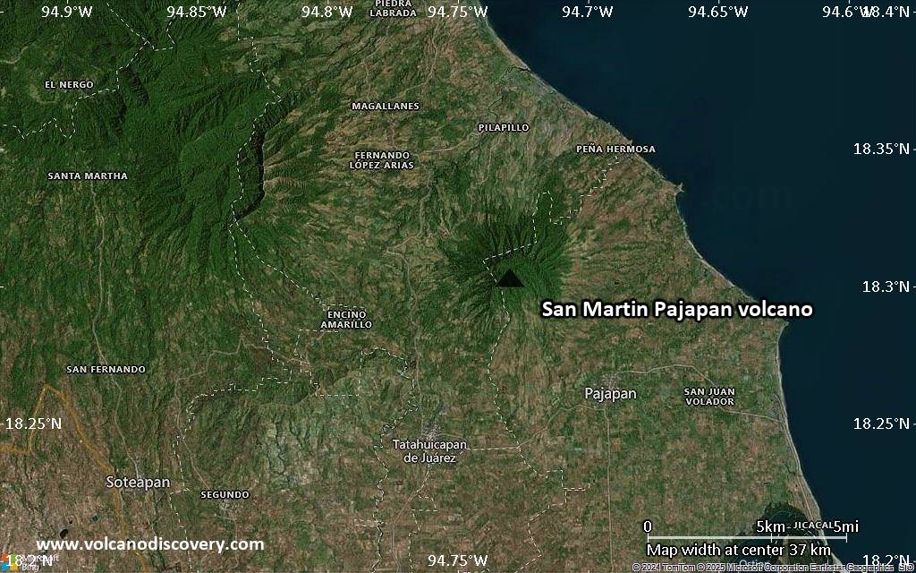 San Martin Pajapan volcano (Mexico) facts & information | VolcanoAdventures