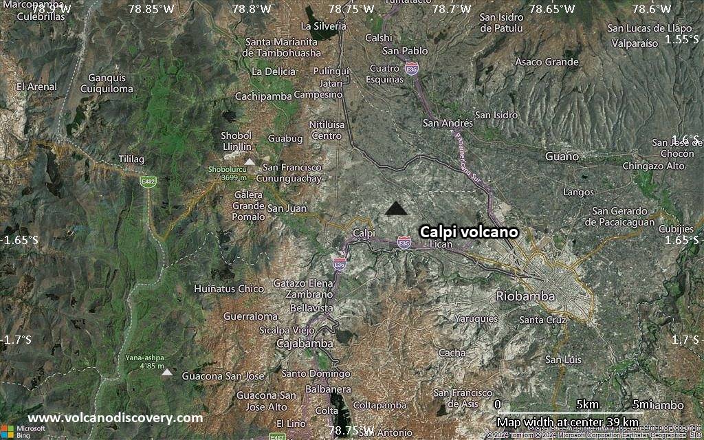 Calpi volcano (Ecuador) facts & information | VolcanoAdventures