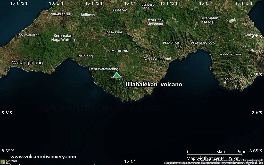 Ililabalekan Vulkan, Lesser Sunda Islands (Indonesien) - Information ...