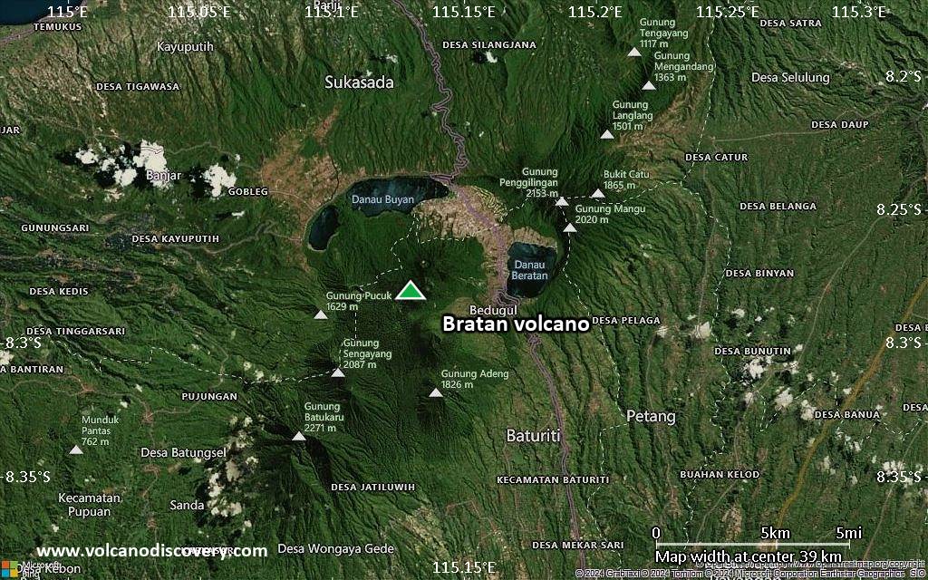 Bratan Vulkan, Bali - Information | VolcanoAdventures