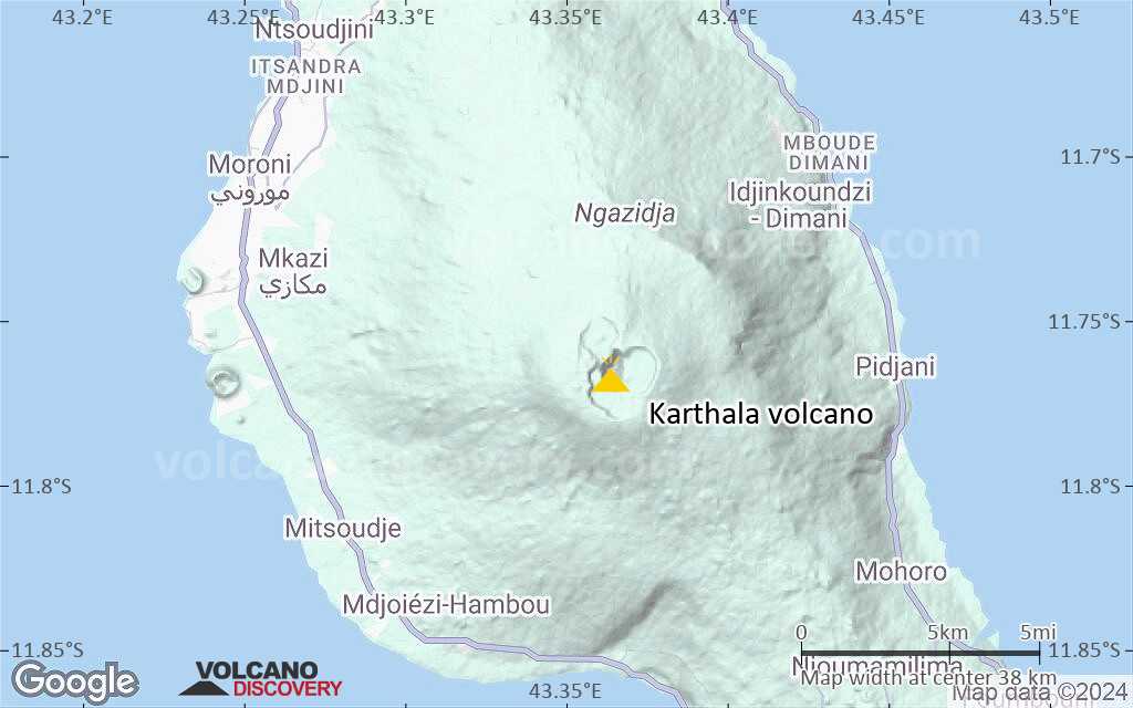 Karthala Volcan, - Infos | VolcanoAdventures