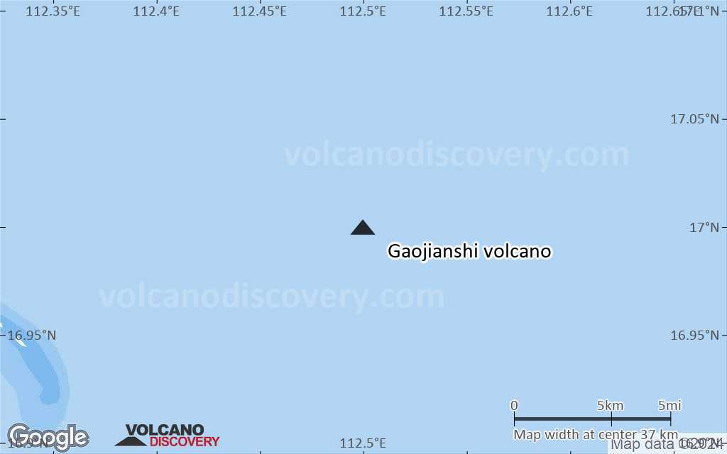 Gaojianshi volcano (China) facts & information | VolcanoDiscovery
