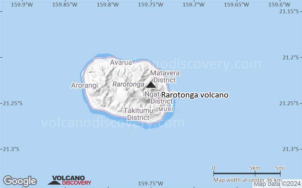 Rarotonga volcano (Cook Islands, New Zealand) facts & information ...
