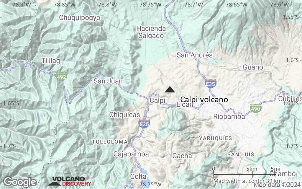 Calpi volcano (Ecuador) facts & information | VolcanoAdventures