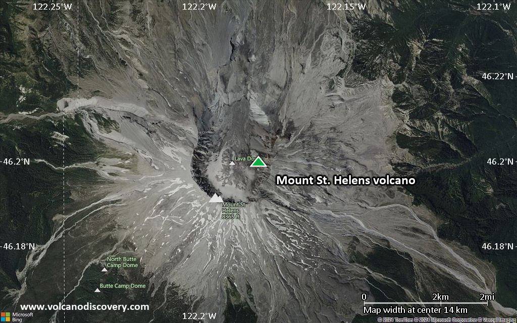 Mount St. Helens Volcan, Washington (Canada and USA (mainland)) - Infos