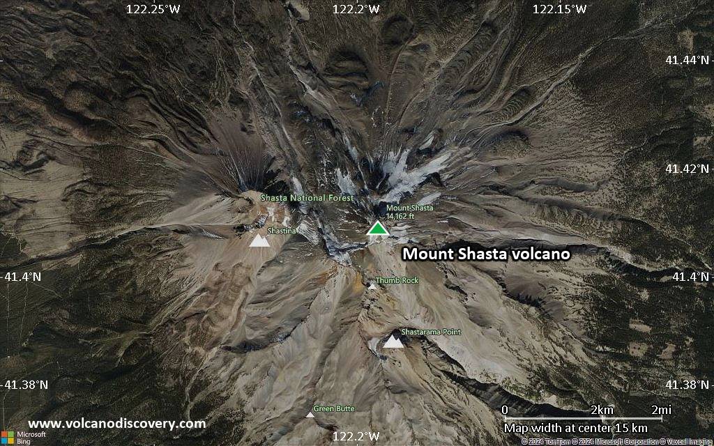 Mount Shasta Volcano, California (Canada and USA (mainland)) - Facts ...