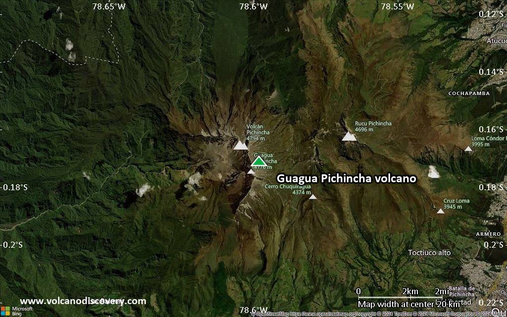Guagua Pichincha Vulkan, Ecuador - Information | VolcanoAdventures