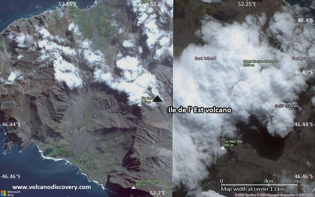 Ile de l' Est Volcan, France, Southern Indian Ocean - Infos ...