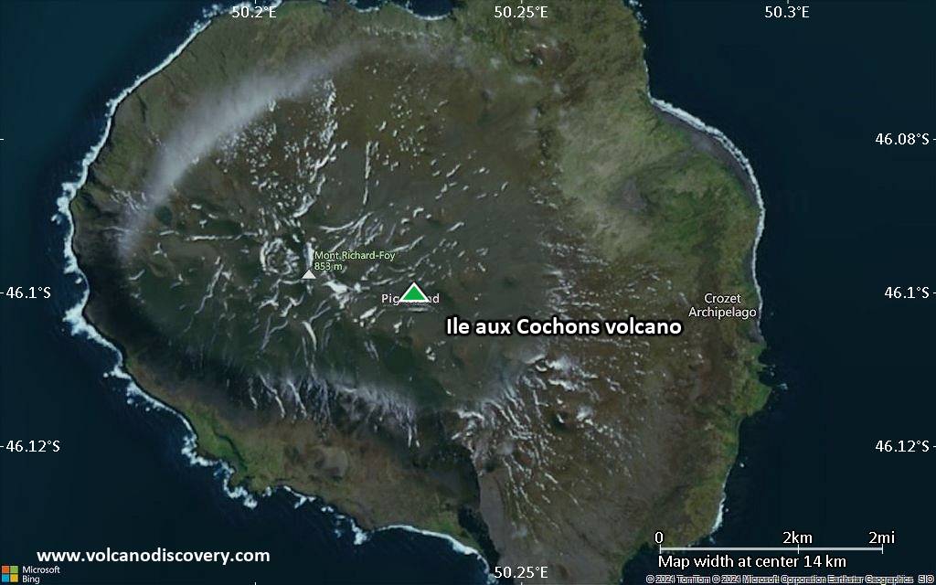 Ile aux Cochons Vulkan, France, Southern Indian Ocean - Information ...