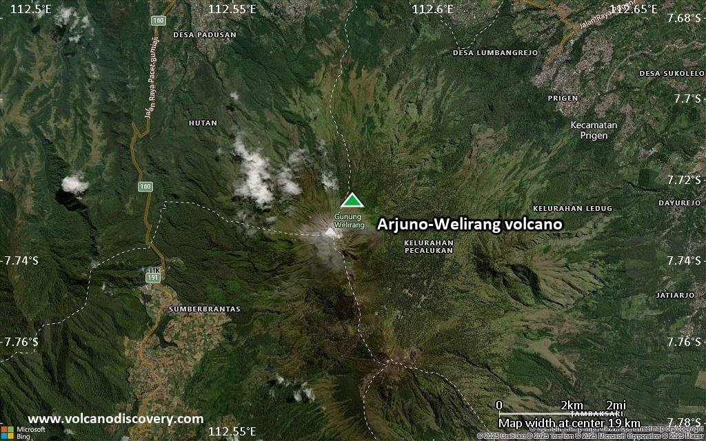Arjuno-Welirang Volcano, East Java (Indonesia) - facts & information ...