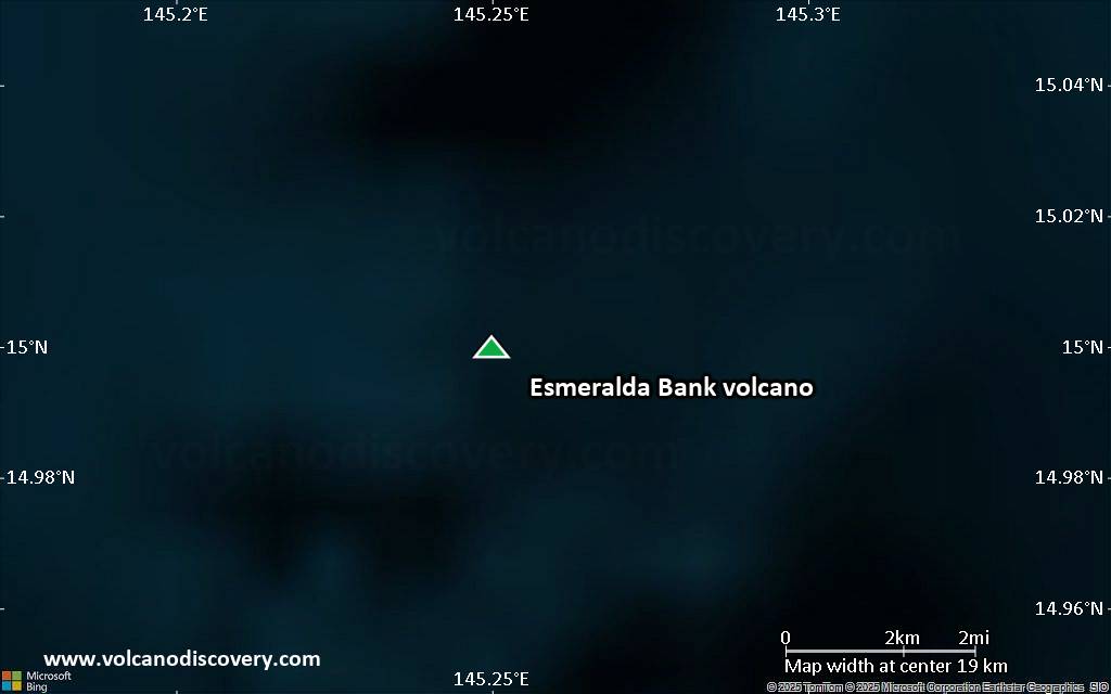 Esmeralda Bank Volcano, United States, Mariana Islands - facts ...