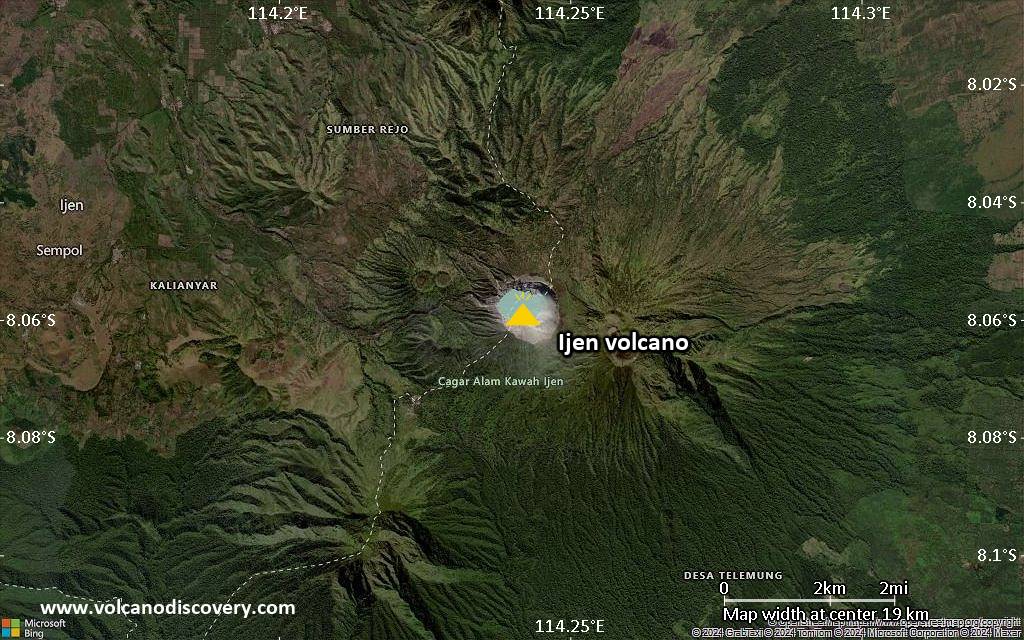 Ijen Volcano, East Java (Indonesia) - Facts & Information ...