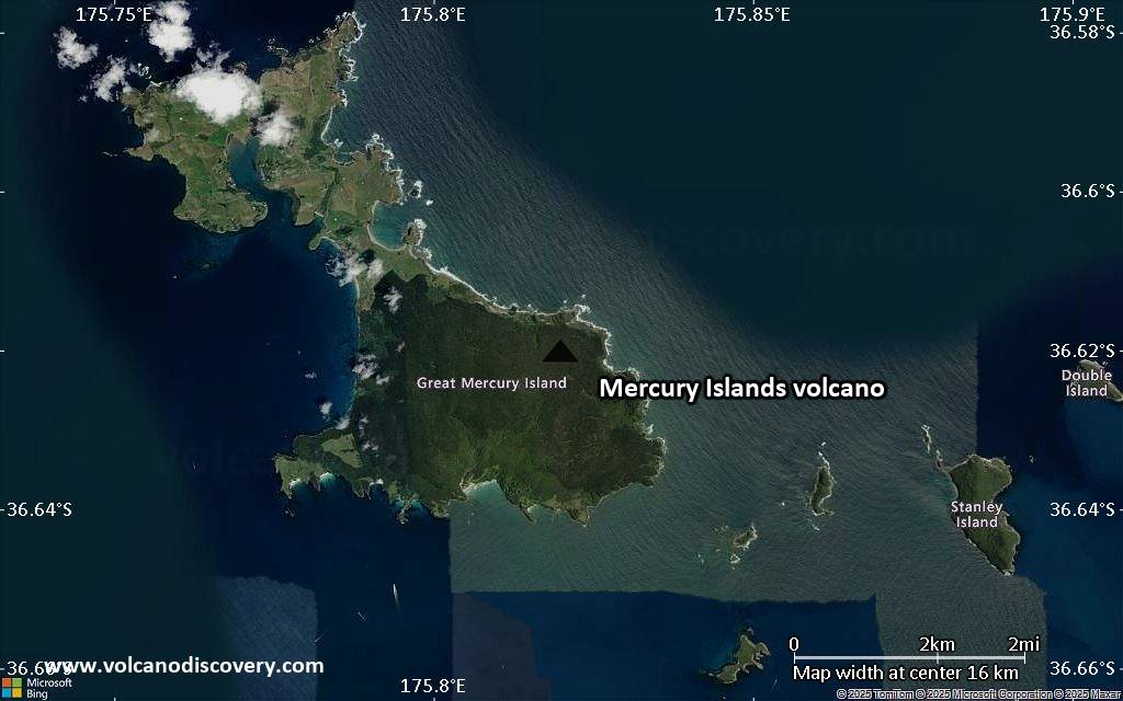 Mercury Islands volcano (New Zealand) facts & information ...