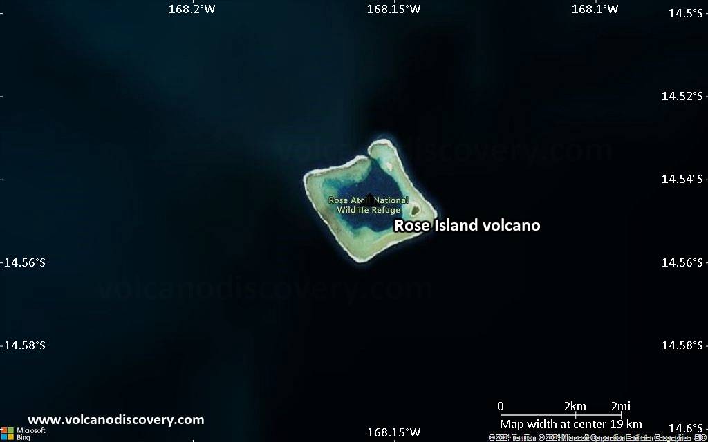Rose Island Volcano (Samoa Islands, United States) Facts & Information