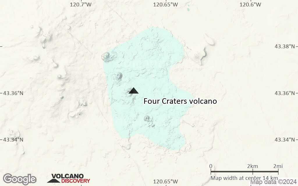 Four Craters Volcano, Oregon (Canada and USA (mainland)) - facts ...