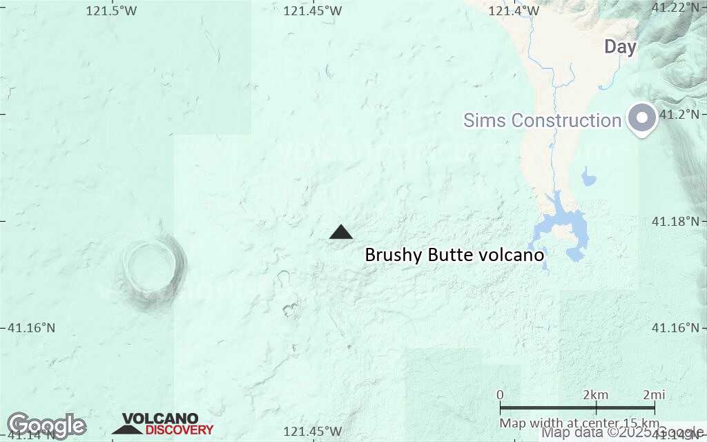 Brushy Butte Vulkan, California (Canada and USA (mainland)) - Information