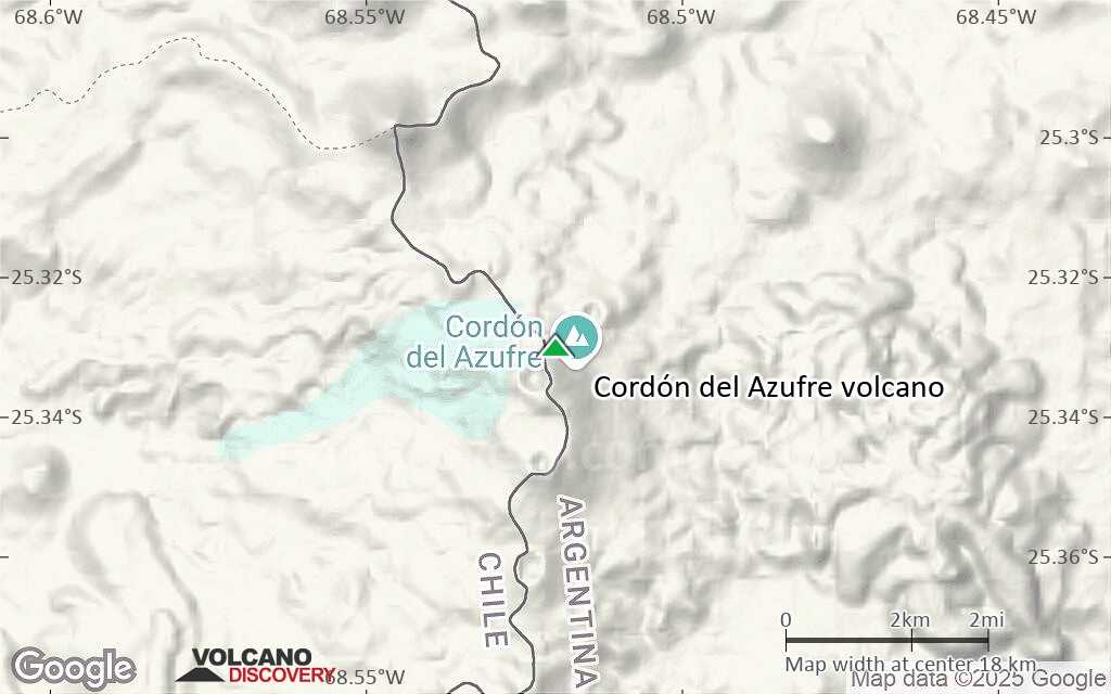 Cordón del Azufre Volcan, Chile / Argentine - Infos | VolcanoAdventures