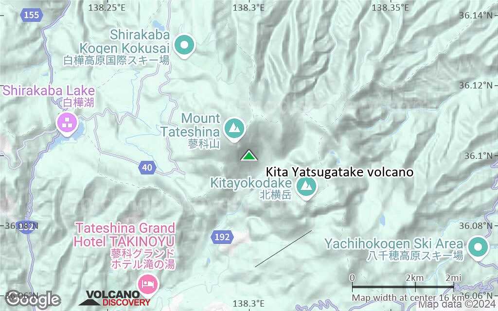 Kita Yatsuga-take Vulkan, Honshu (Japan) - Information | VolcanoAdventures