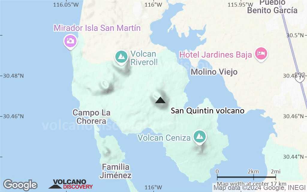 San Quintin Volcano, Baja California, Mexico - facts & information ...