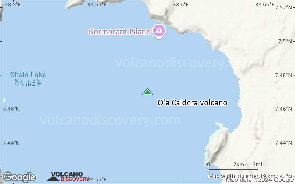 O'a Caldera Vulkan, Ethiopia - Information | VolcanoDiscovery