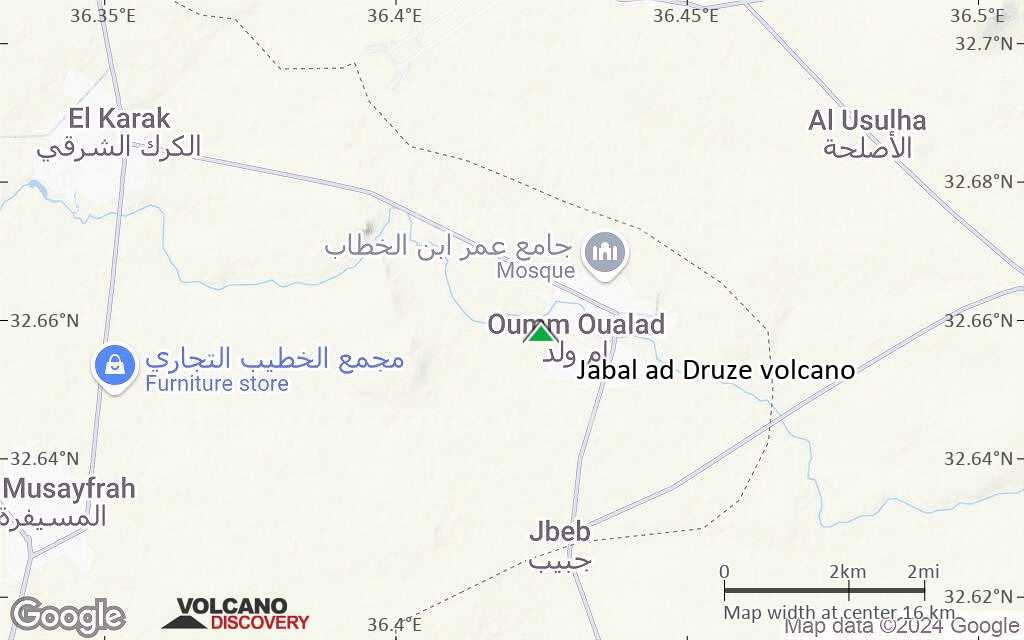 Jabal ad Druze Volcano, Syria - Facts & Information | VolcanoDiscovery