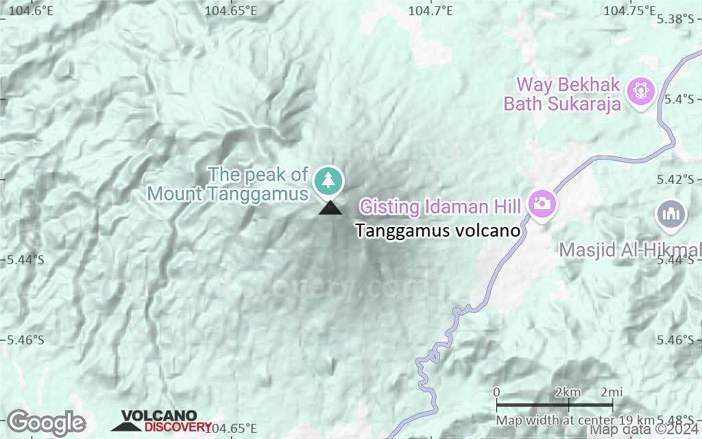 Tanggamus volcano (Indonesia) facts & information | VolcanoAdventures