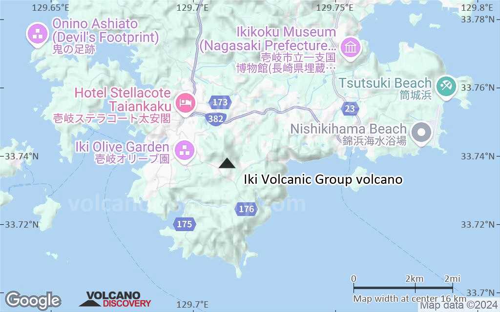 Iki Volcanic Group volcano (Japan) facts & information | VolcanoAdventures