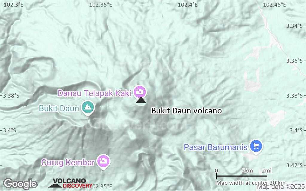 Bukit Daun Volcan, Sumatra (Indonésie) - Infos | VolcanoAdventures